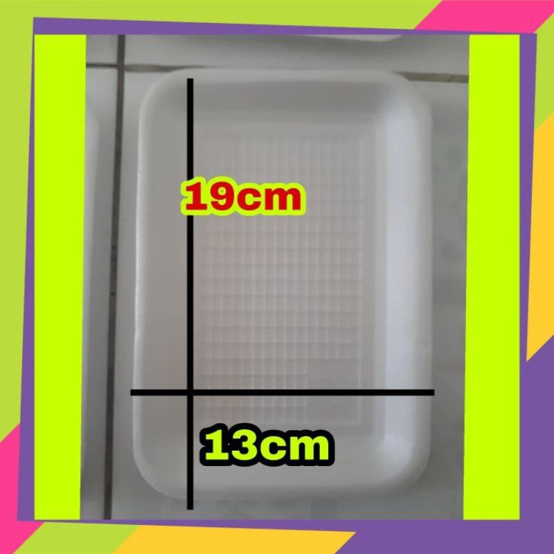Jual styrofoam buah try tatakan uk19*13 bonus kardus packing(safety ...