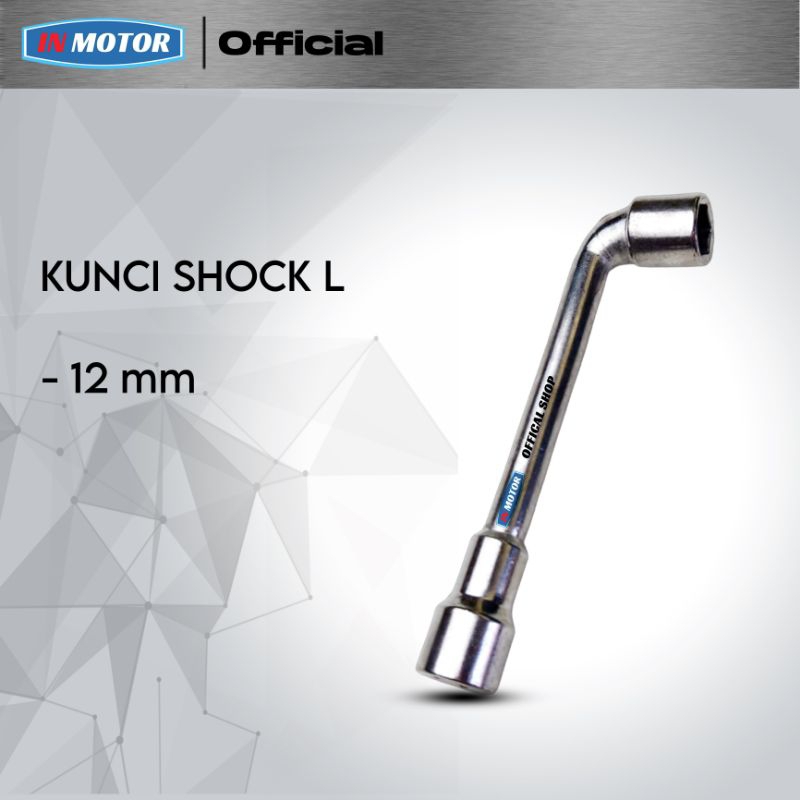 Jual Kunci sock L 12mm-12mm / kunci L baut oli mesin Double sok key 2 ...