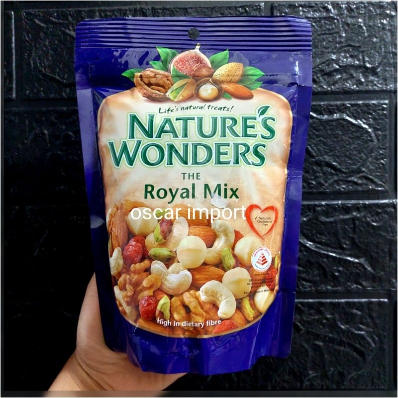 Jual Nature's Wonders Royal Mix Nuts Premium (Walnut Macadamia Almond ...