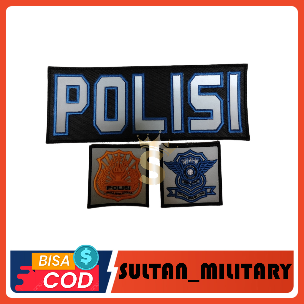 Jual Rompi Polisi Model Strip Biru/Biasa Bahan Double Mesh Tebal High ...