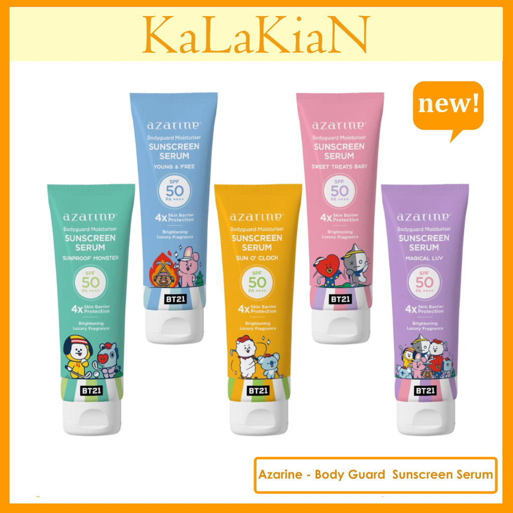 Jual Azarine - Body Guard Moisturizer Sunscreen Serum 100ml | Shopee ...