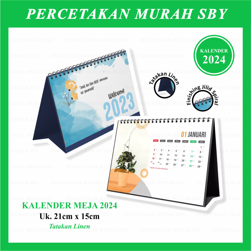 Jual PRE ORDER KALENDER MEJA CUSTOM FULL WARNA | Shopee Indonesia