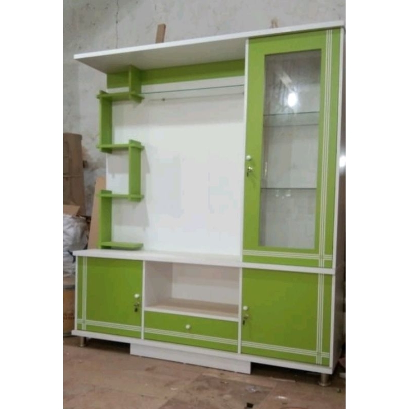 Jual PARTISI MINIMALIS/LEMARI TV/LEMARI HIAS PAJANGAN/BUFET TV/BUPET TV ...