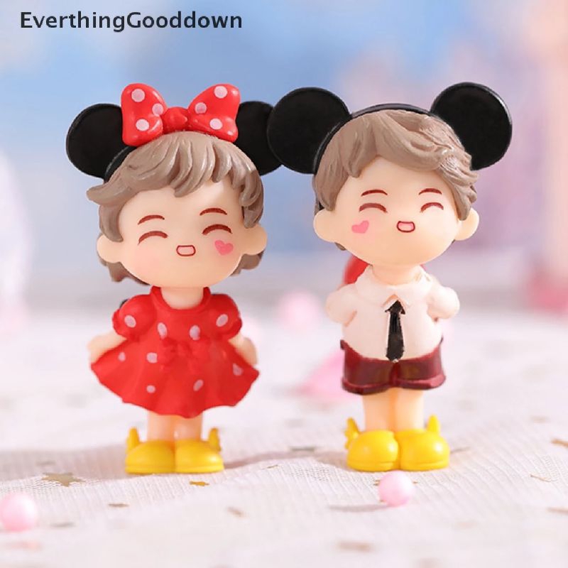 Jual 1 Pasang Topper hiasan koleksi dekorasi miniatur figure boneka ...