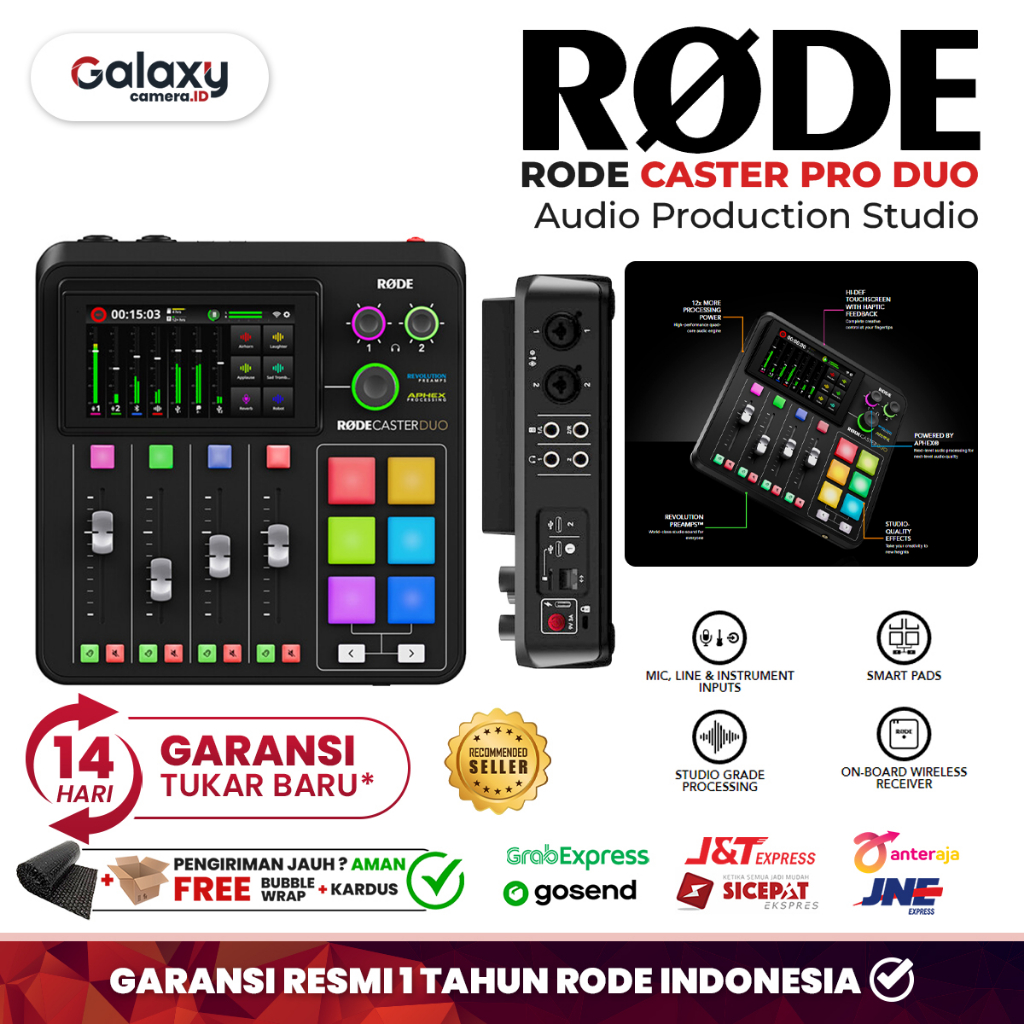 Jual Rode Caster Duo 2 Channel Professional Audio Mixer RodeCaster ...