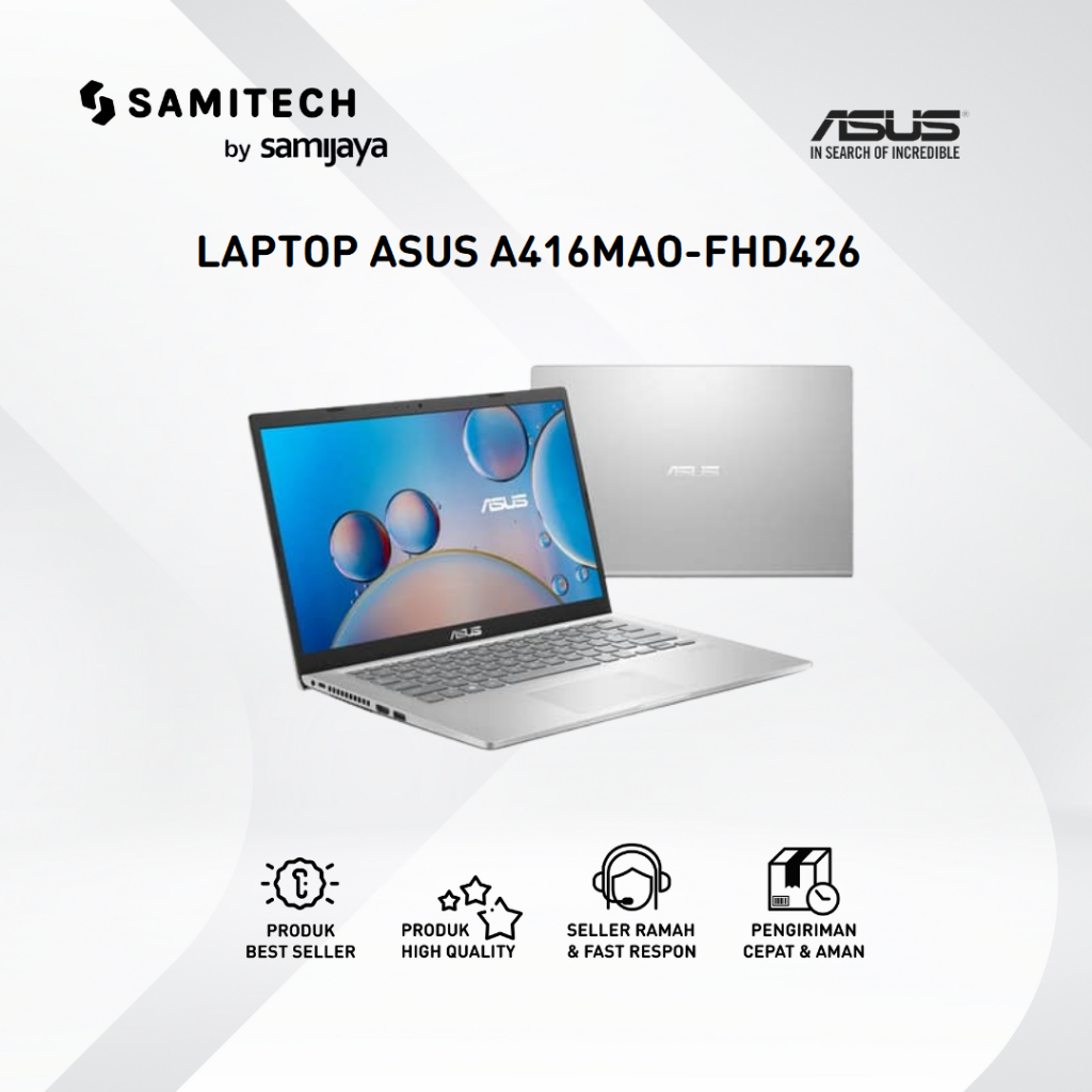 Jual LAPTOP ASUS VIVOBOOK A416MAO-FHD426 [Celeron N4020-4GB-SSD 256G ...