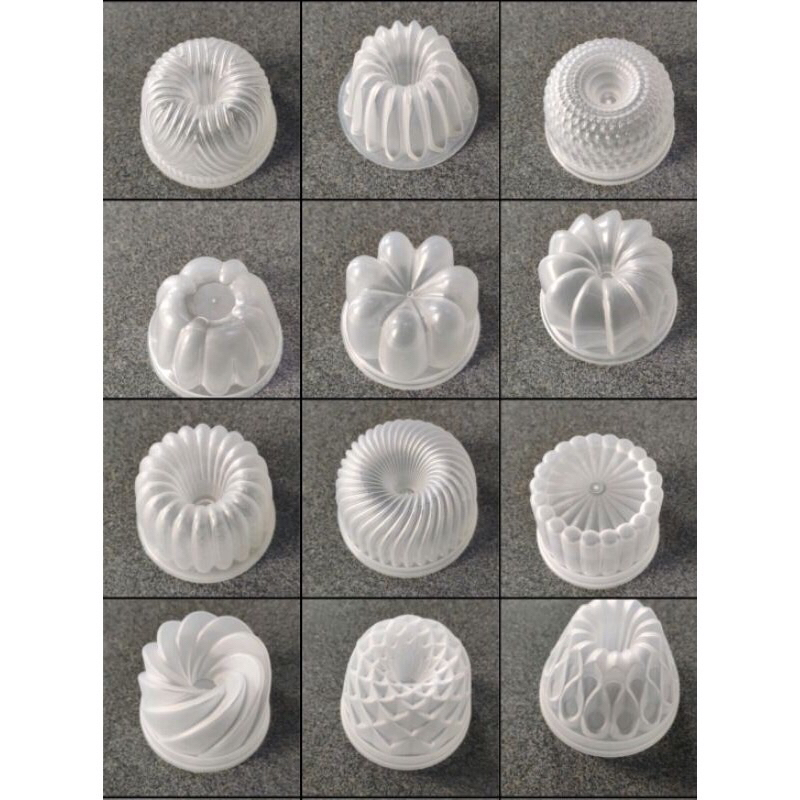 Jual 1pcs Cetakan Puding mini Bavaya / Twist / Bubble / Classic / Varda ...