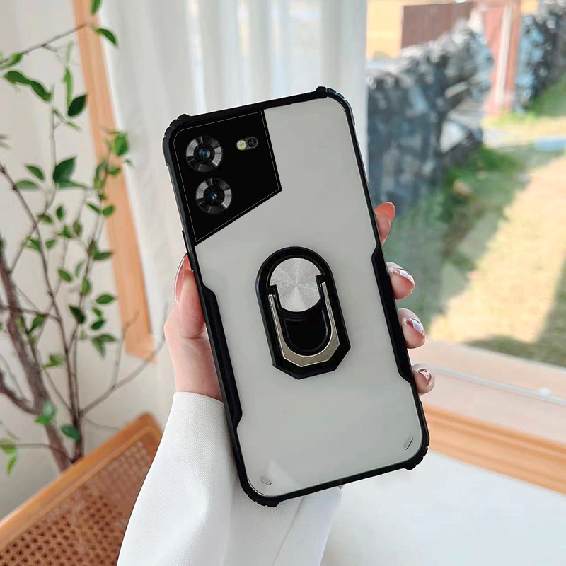 Jual Case Tecno POVA 5 5 PRO XUNDD i-Ring Standing Transparan CLEAR Armor | Shopee Indonesia