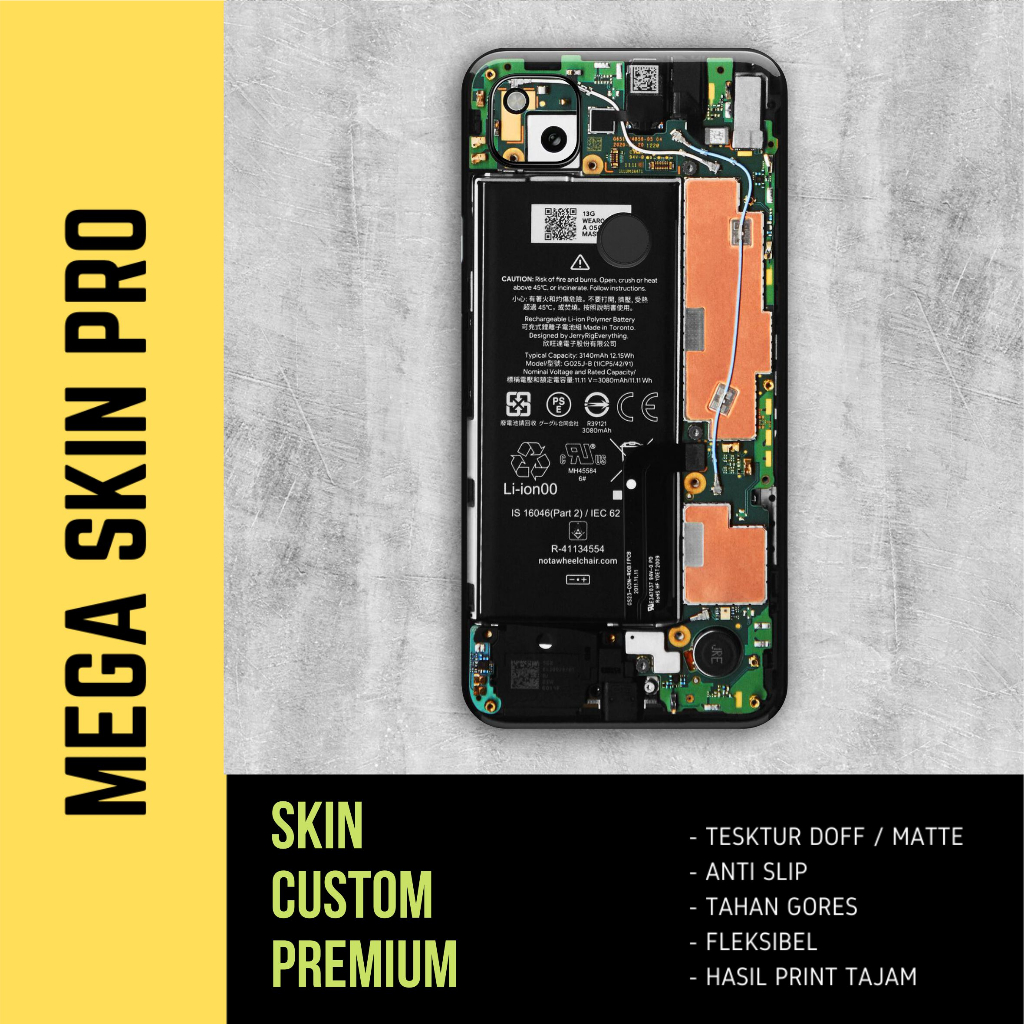 Jual Skin Google Pixel 4A 4G Full body - isi 2 buah - mesin teardown ...
