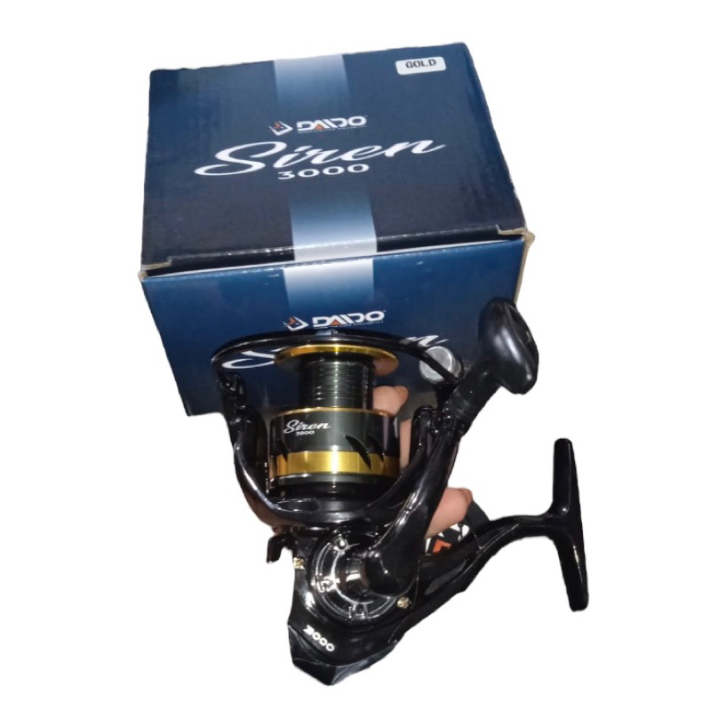 Jual Reel Daido SIREN 3000 ONE WAY Spool Aluminium Gold+Black | Shopee ...