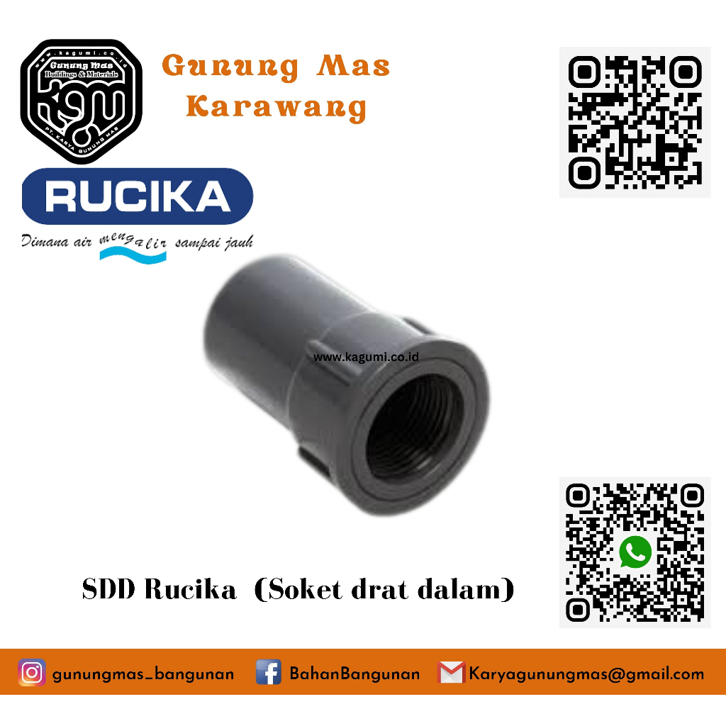 Jual SDD Fitting PVC (Socket Drat Dalam) | Shopee Indonesia
