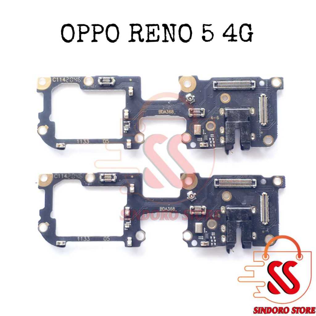 Jual Konektor Charger Reno 5 4G USB Papan Cas Mic Pcb Board | Shopee Indonesia