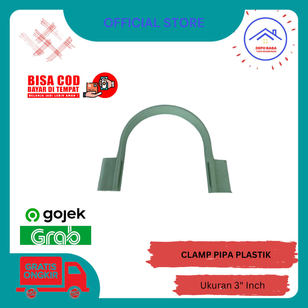Jual Clamp Pipa Plastik Klem Pvc Arrows Ukuran 3 Inch | Shopee Indonesia