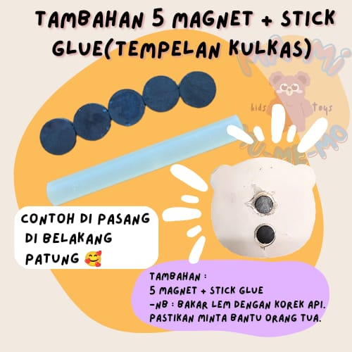 Jual 5 MAGNET + LEM STICK BUNDLING MAMIMUMEMO NEW | Shopee Indonesia