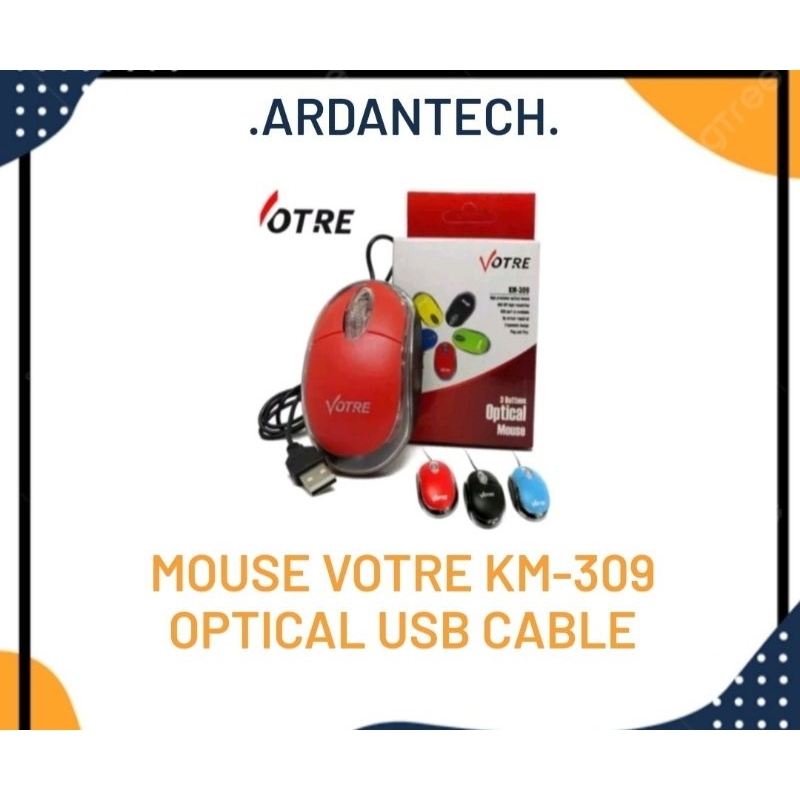 Jual Mouse Votre KM-309 Optical USB Mouse | Shopee Indonesia