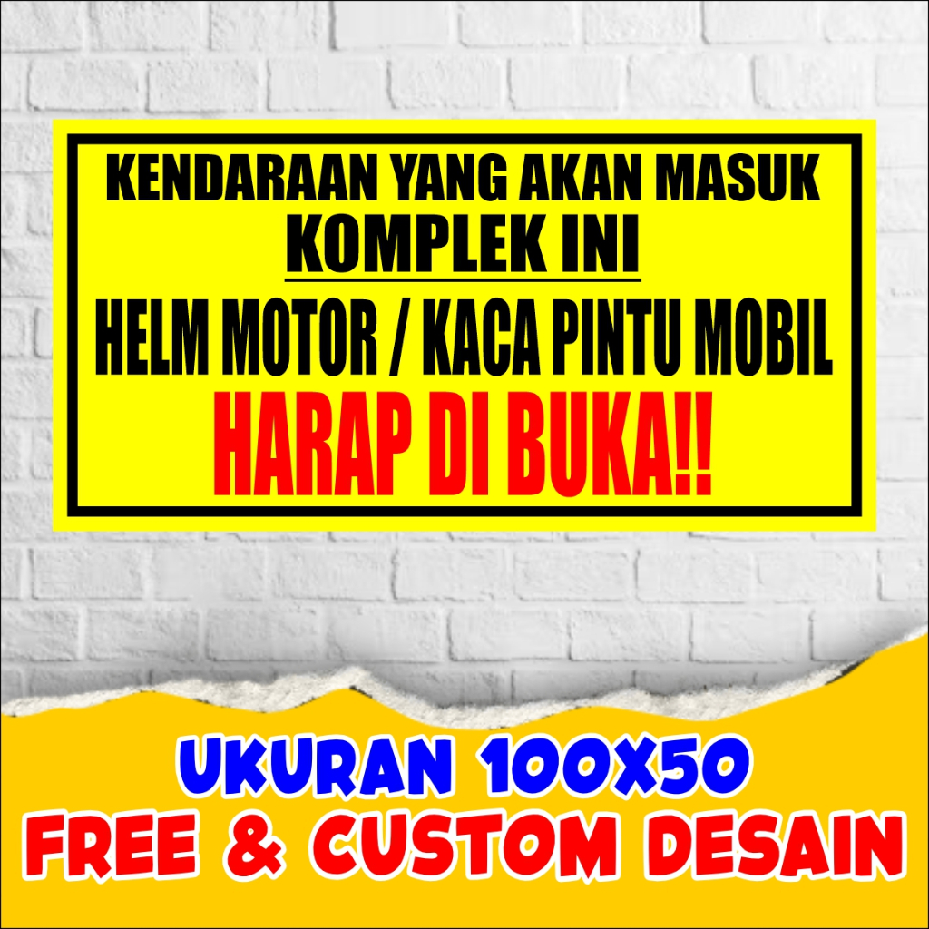 Jual backdrop / mmt / spanduk banner meteran | Shopee Indonesia