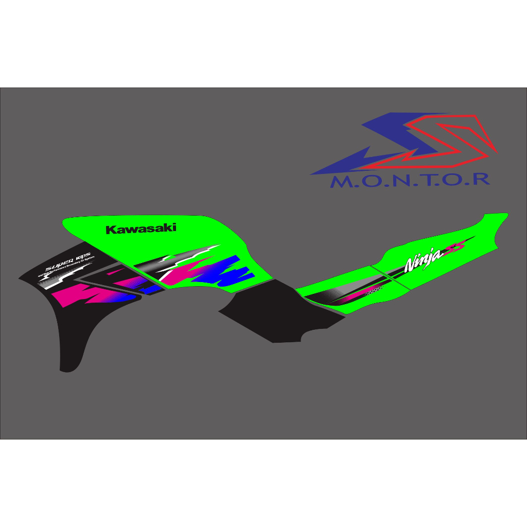 Jual STRIPING STIKER NINJA SS KISS CUSTOM | Shopee Indonesia