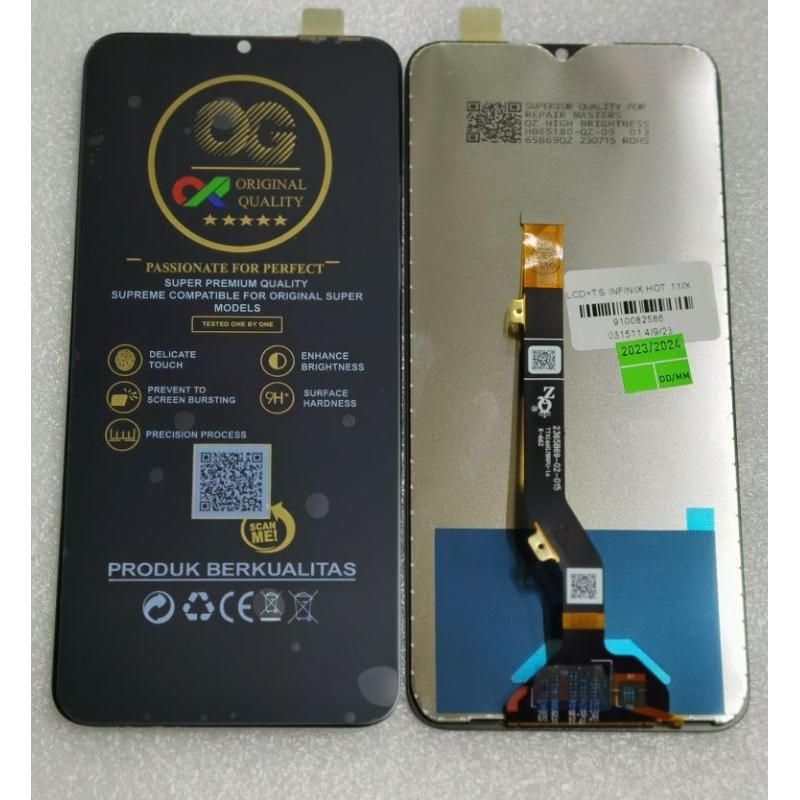 Jual LCD TOUCHSCREEN INFINIX HOT 11 - INFINIX X662 COMPLETE FULLSET ...