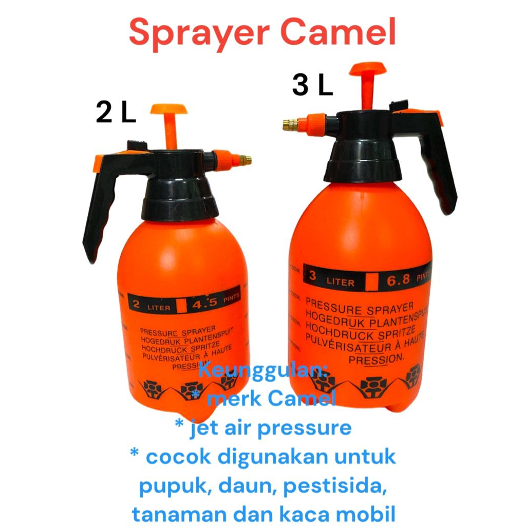 Jual CAMEL Sprayer 3 Liter Disinfektan Semprotan burung Semprotan ...