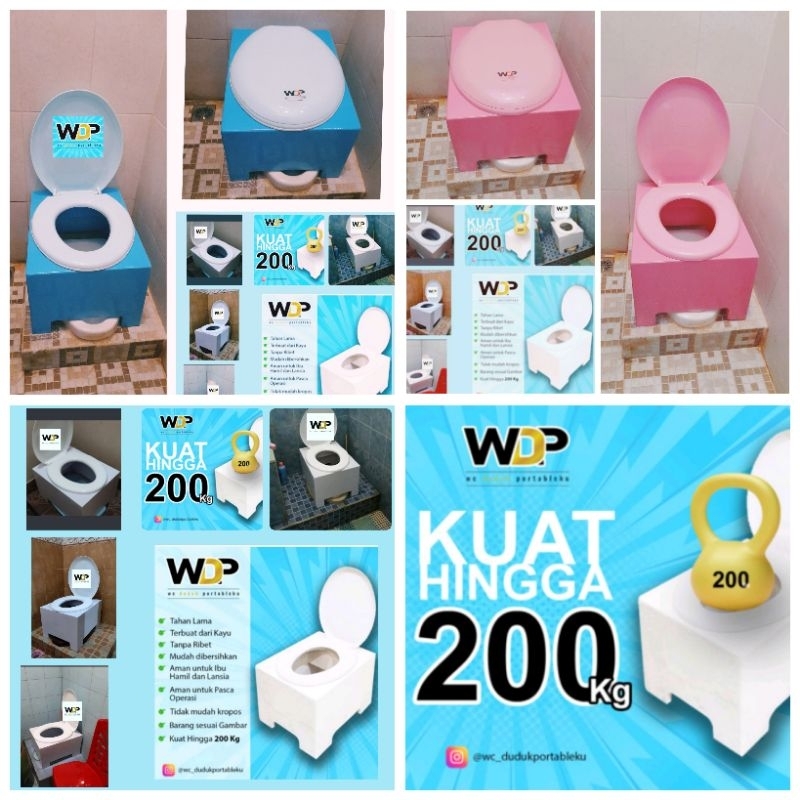 Jual kursi dudukan toilet kloset jongkok closet portable dewasa tinggi ...