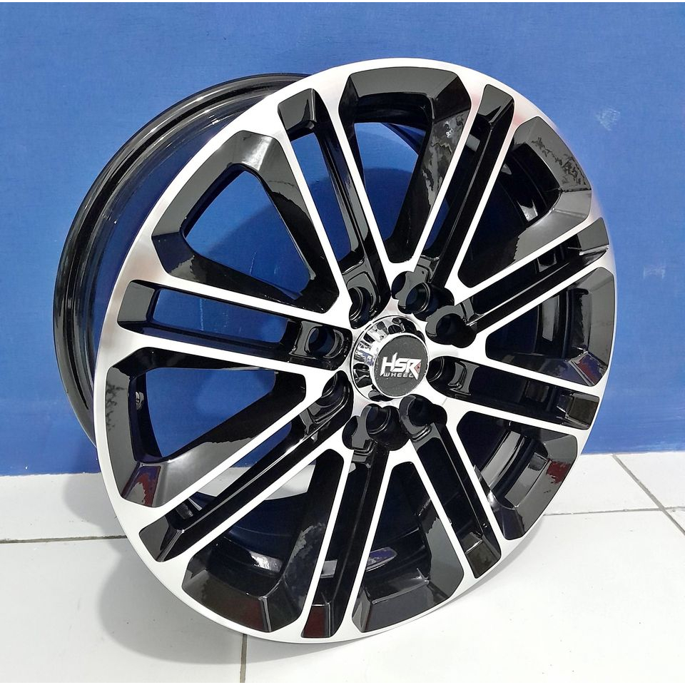 Jual velg mobil hsr murah ring15 pcd 4x100 dan 4x114,3 cocok buat jazz yaris vios brio agya ...