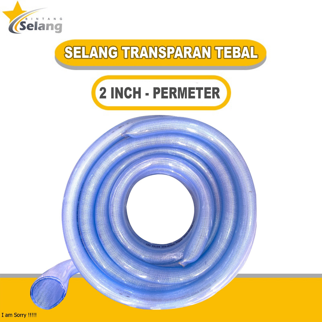 Jual BINTANG Selang Air 2 Inch Selang Air Serat Benang Transparan Super ...