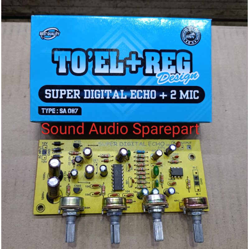 Jual Kit Super Digital Echo 2 Mic + Regulator | Shopee Indonesia