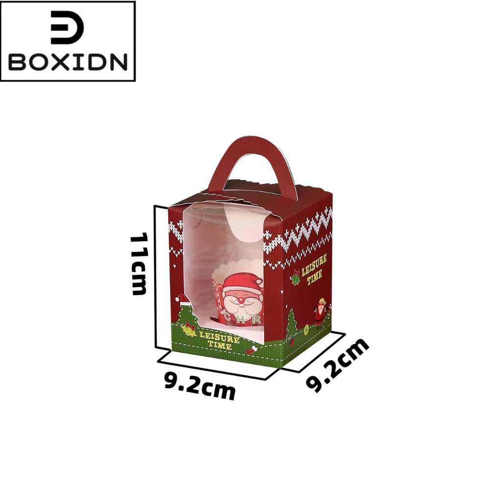 Jual Christmas Box Natal 1 jar 600ml Natal Kuker Box Natal Cookies Box ...