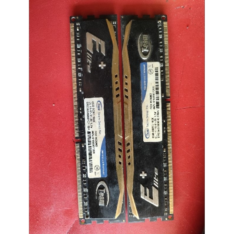 Jual ram DDR 3 12800 4gb x 2 8gb merk team | Shopee Indonesia