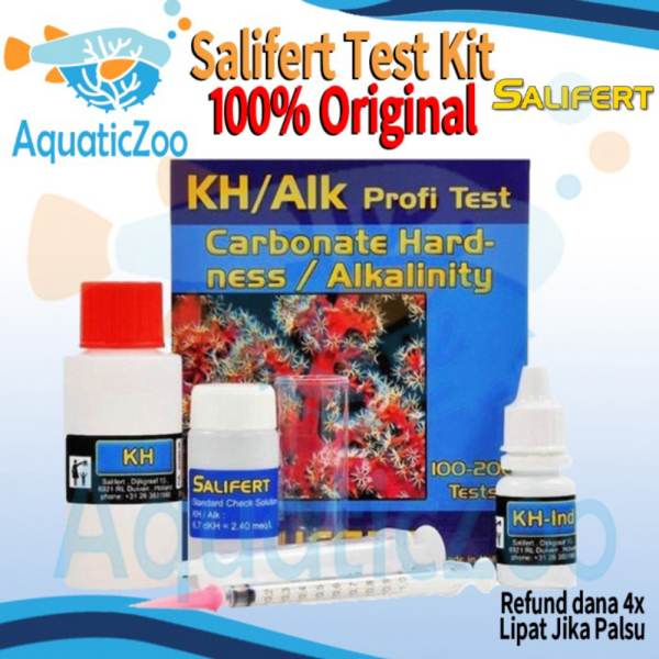 Jual Jual Salifert KH Test Kit Alkanity Pengukur Parameter Air Laut ...