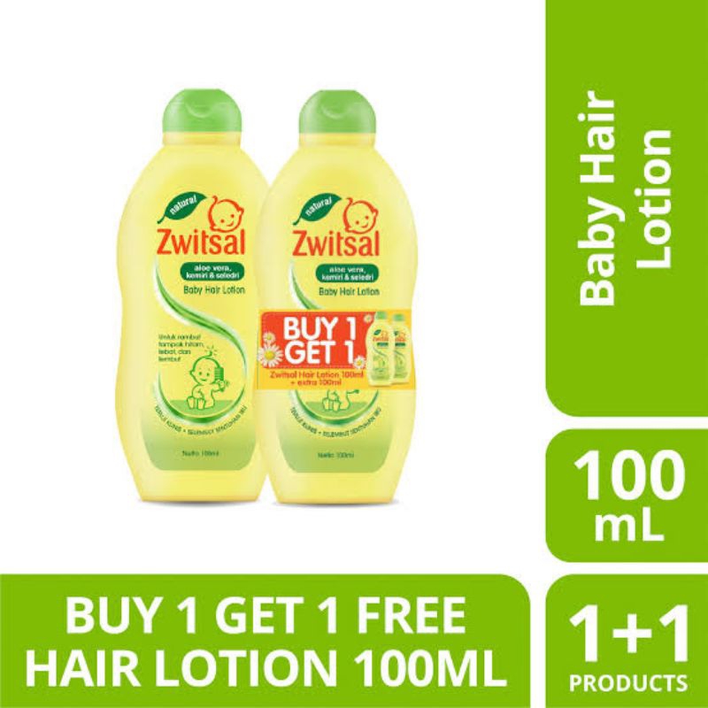 Jual Zwitsal hair lotion minyak rambut Zwitsal Zwitsal buy 1 get 1 ...