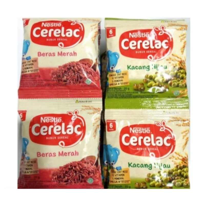 Jual Nestle Cerelac Beras Merah -Kacang Hijau 8 Sachet | Shopee Indonesia