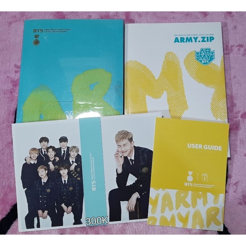 Jual BTS Army Membership 3rd armykit rm jin suga jhope jimin v jk | Shopee Indonesia