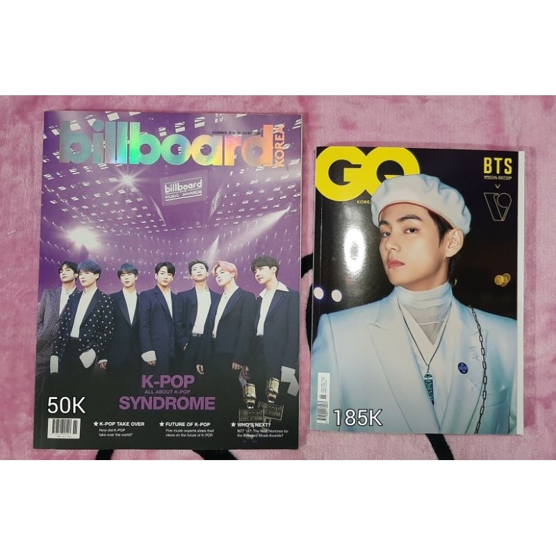 Jual BTS Magazine Billboard GQ Taehyung majalah bangtan rm jin suga jhope jimin v jk | Shopee ...
