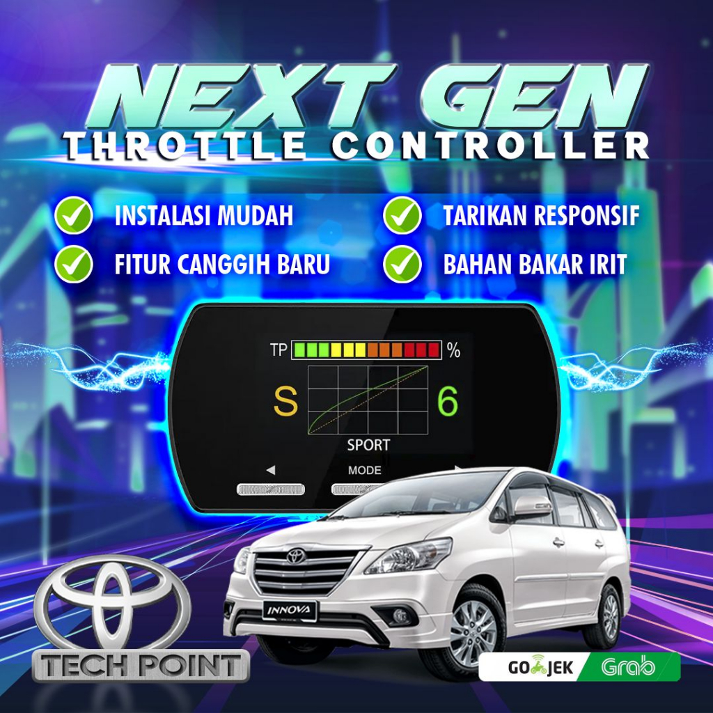 Jual 9 Drive Toyota Innova 2004-2015 Piggyback Throttle Controller Next ...
