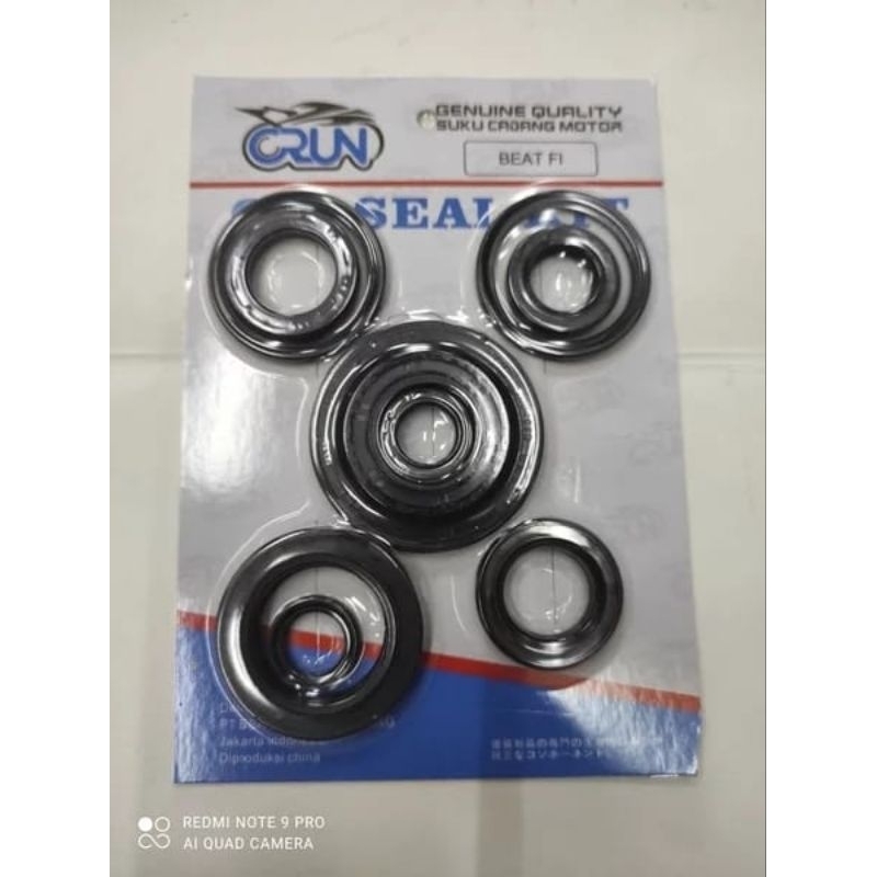 Jual SEAL KOMPLIT OIL SEAL KIT BEAT FI SCOOPY FI CRUN | Shopee Indonesia