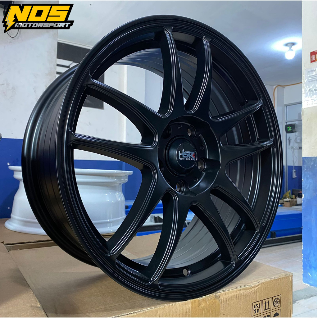 Jual Velg hsr kamikaze ring 17 pcd 5x114,3 warna hitam lebar 7,5 et 40 ...