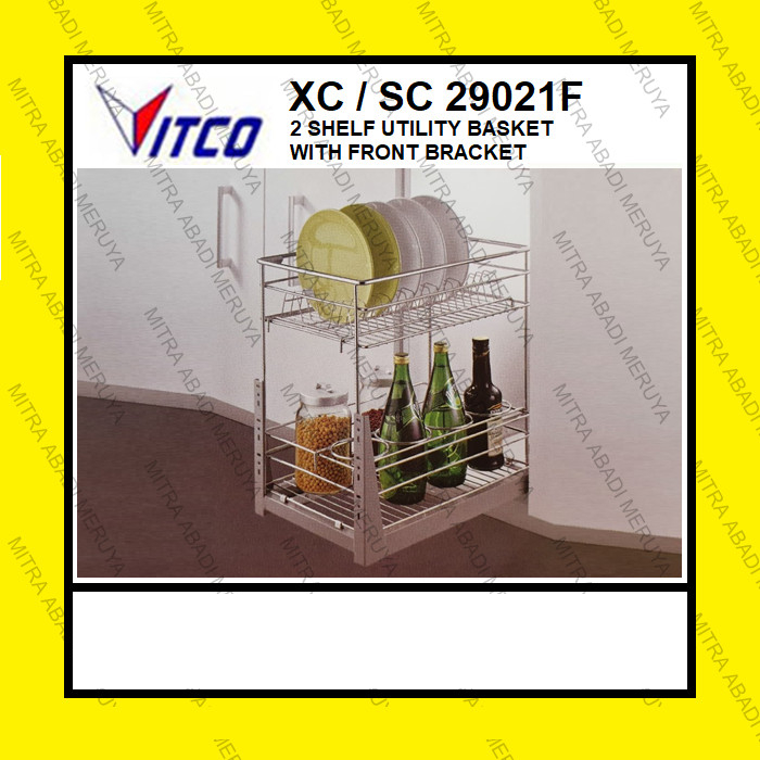 Jual VITCO SC XC 29021F SM Rak Piring Botol Dalam Dapur Tarik Kitchen ...