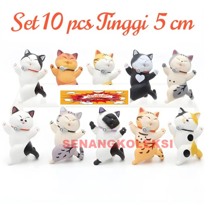 Jual Cats Lover Series Collection Action Figure Kucing Blind Bell Set 10Pcs | Shopee Indonesia