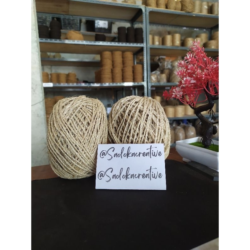 Jual Tali Rami Putih | Tali goni | ukuran 3mm 50 meter | tali hampers ...