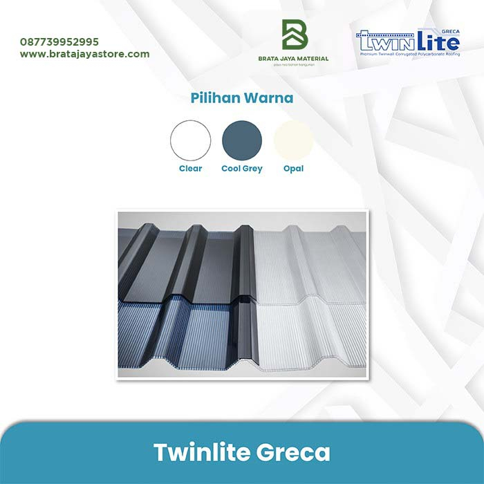 Jual Atap Polycarbonate Twinlite Greca 6mm Gelombang Garansi Resmi 15 ...