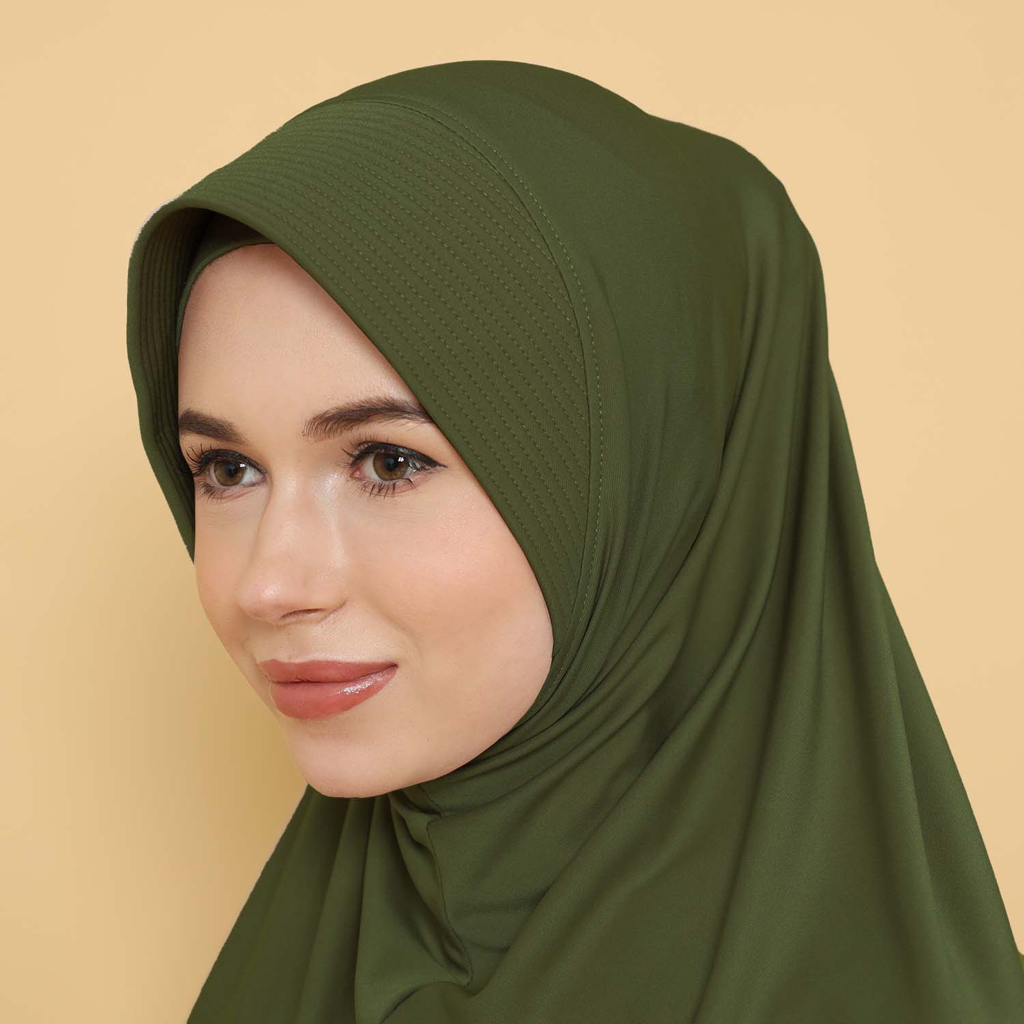 Jual Hijab Sporty / Hijab Instant / Hijab Sporty Spandek Bergo Polos ...