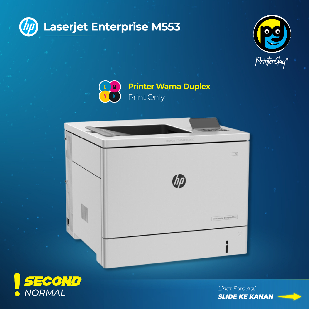 Jual Printer Warna HP Laserjet Enterprise M553 - Cetak undangan brosur stiker bolak balik ...