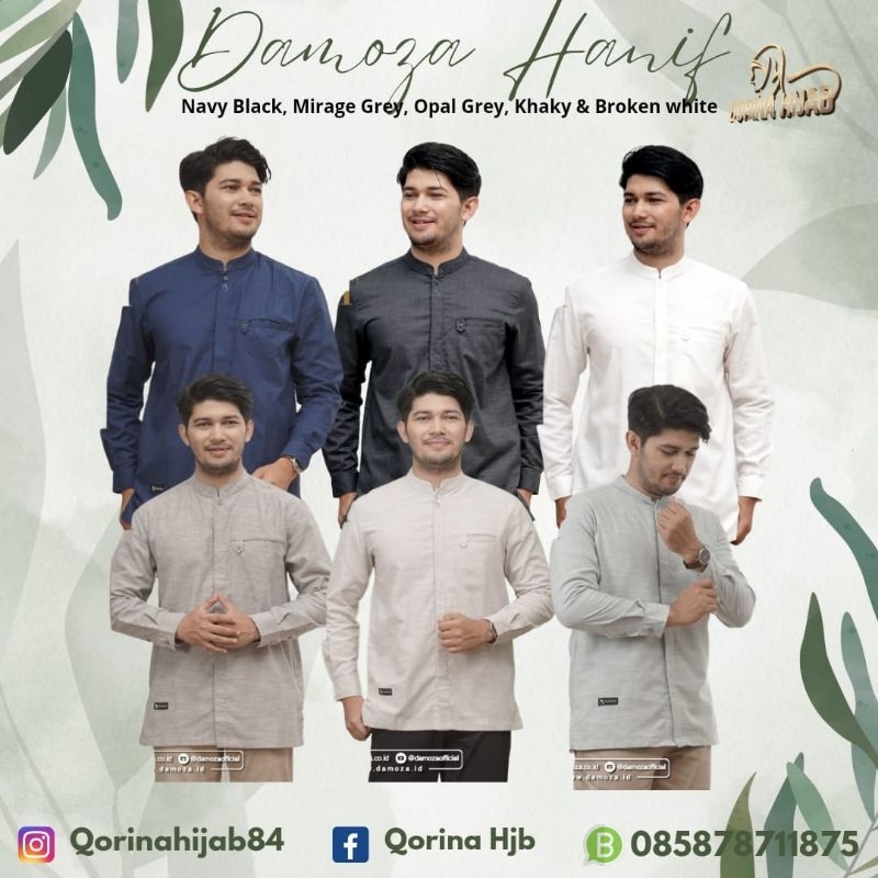 Jual Koko Damoza Hanif / Damoza Terbaru / Koko Dewasa / Koko Formal ...