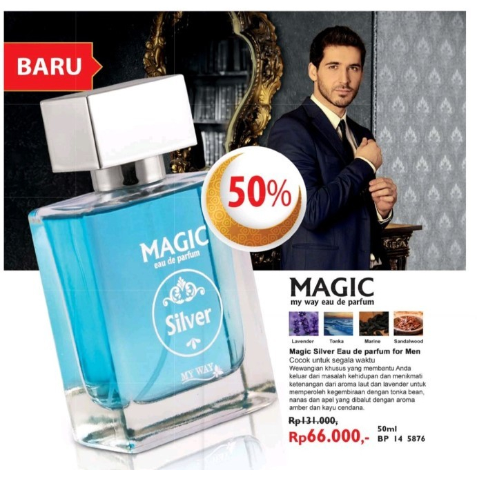 Jual MAGIC Silver My Way EDP | Shopee Indonesia