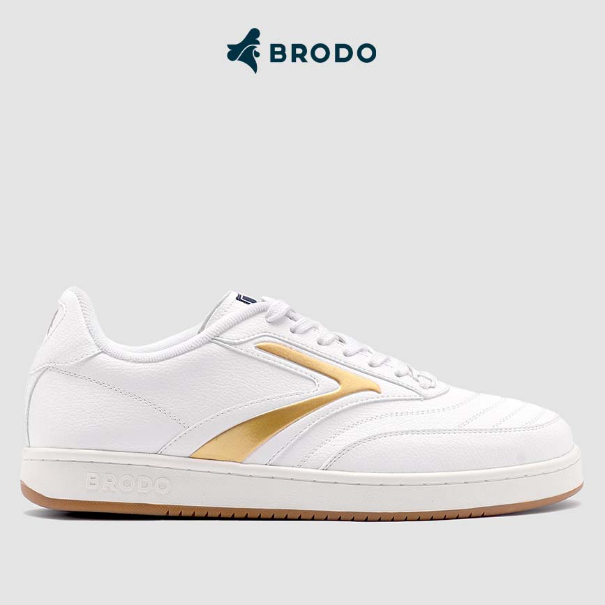 Jual BRODO - Sneakers Ace Mezzala Full White GS | Shopee Indonesia