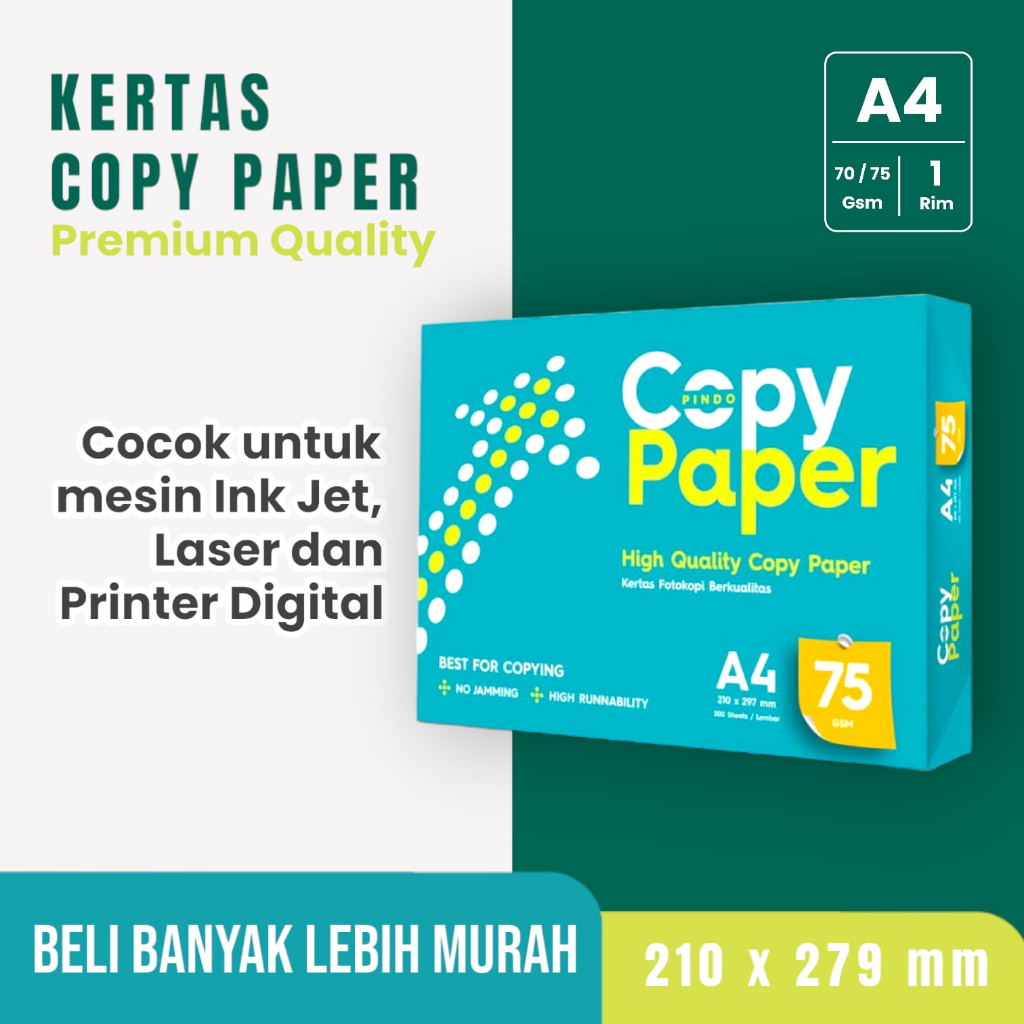 Jual Kertas hvs A4 copy paper/ copier spedy | Shopee Indonesia