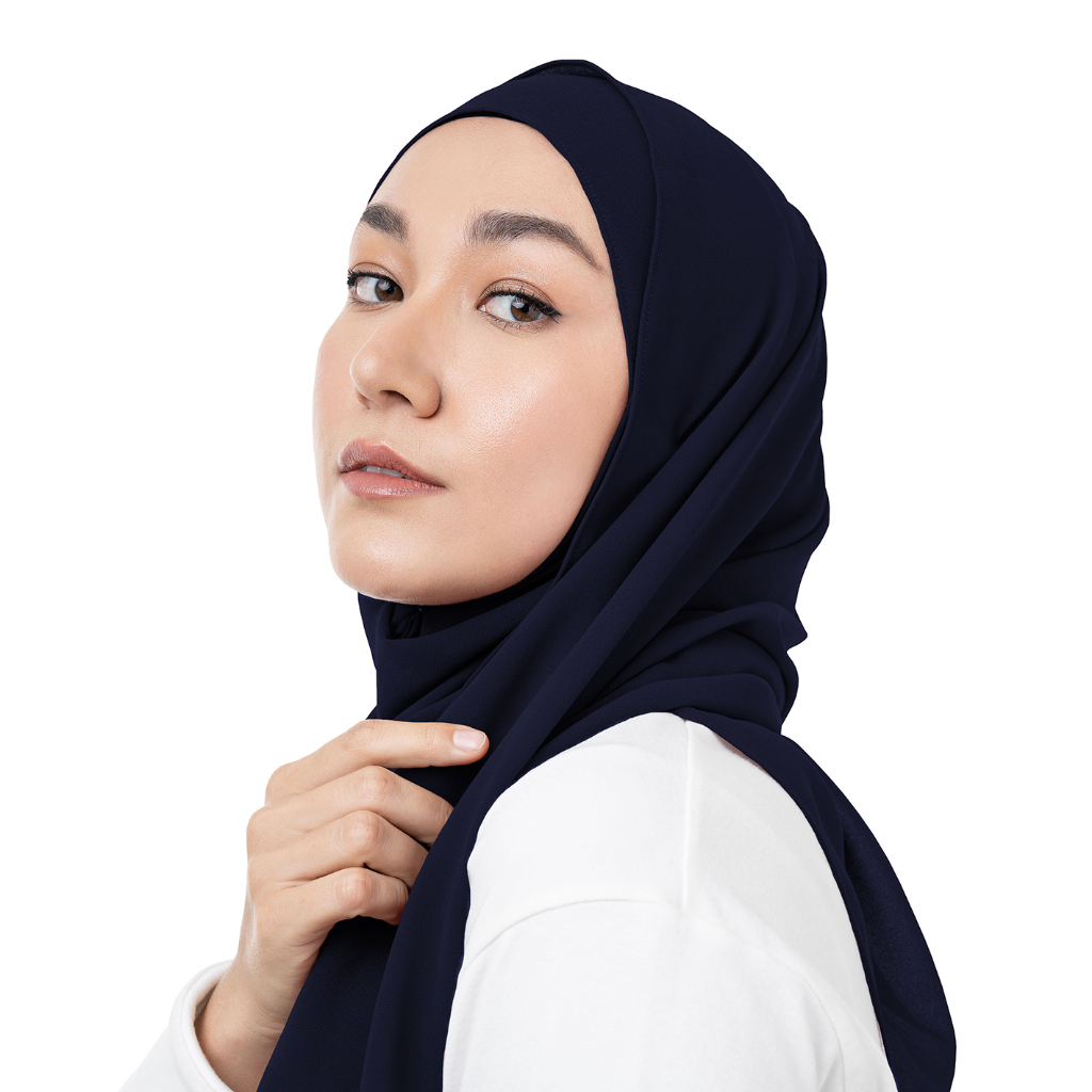 Jual Hameeda - 2in1 SADA Instant Pashmina Hijab with Inner | Ceruty ...