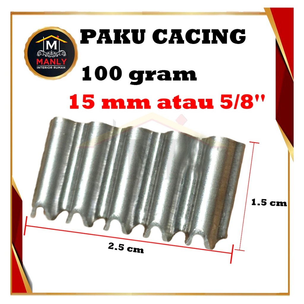 Jual PAKU CACING / Paku Penyambung Triplek Kayu Nail (ISI 100 GRAM ...