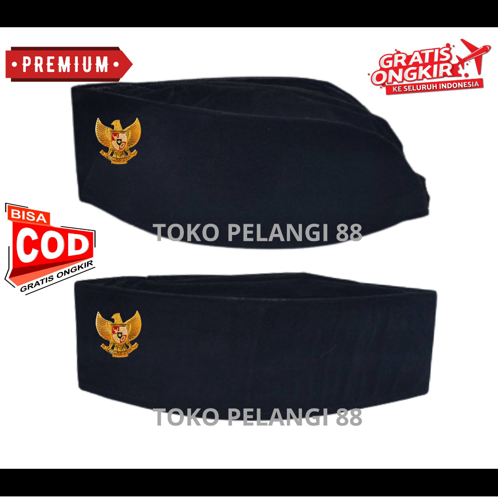 Jual Peci Hitam Paskibra Putra Putri Peci Paskibraka Upacara | Shopee ...
